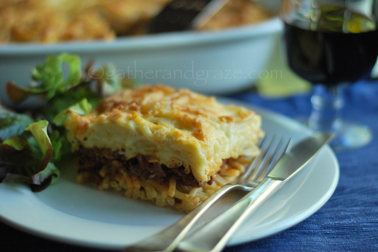 Beef Pastitsio | Gather & Graze